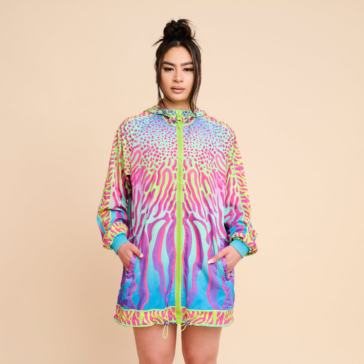 NEON FLUX RAIN JACKET – NIXI KILLICK