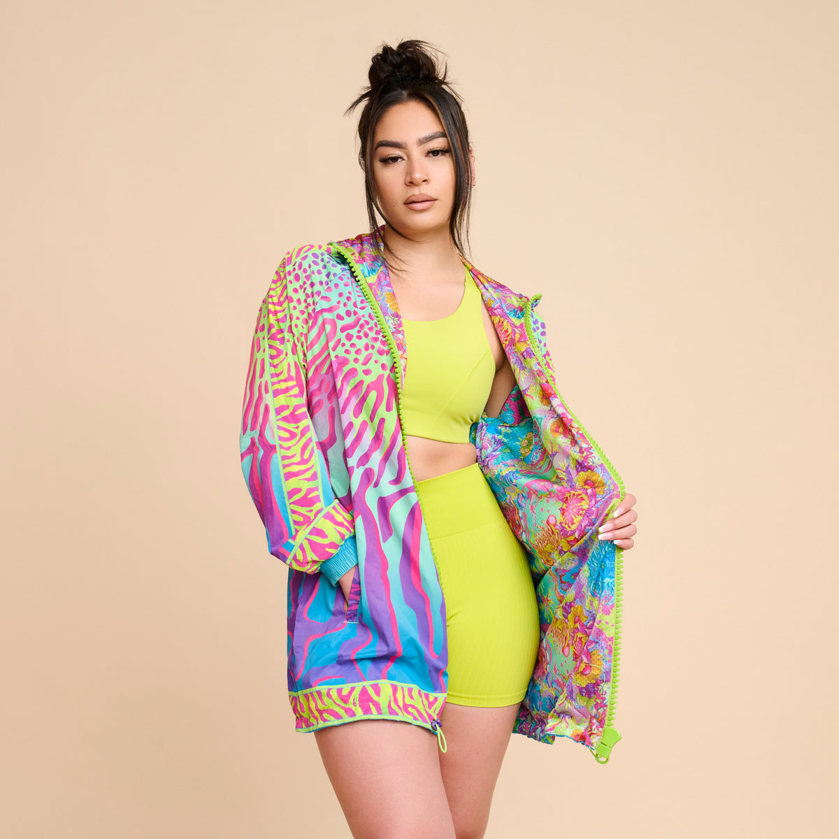 NEON FLUX RAIN JACKET – NIXI KILLICK